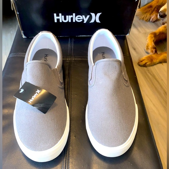 Hurley | Shoes | Mens Hurley Kayo Slipon Sneakersshoes Grey Wlogonever ...